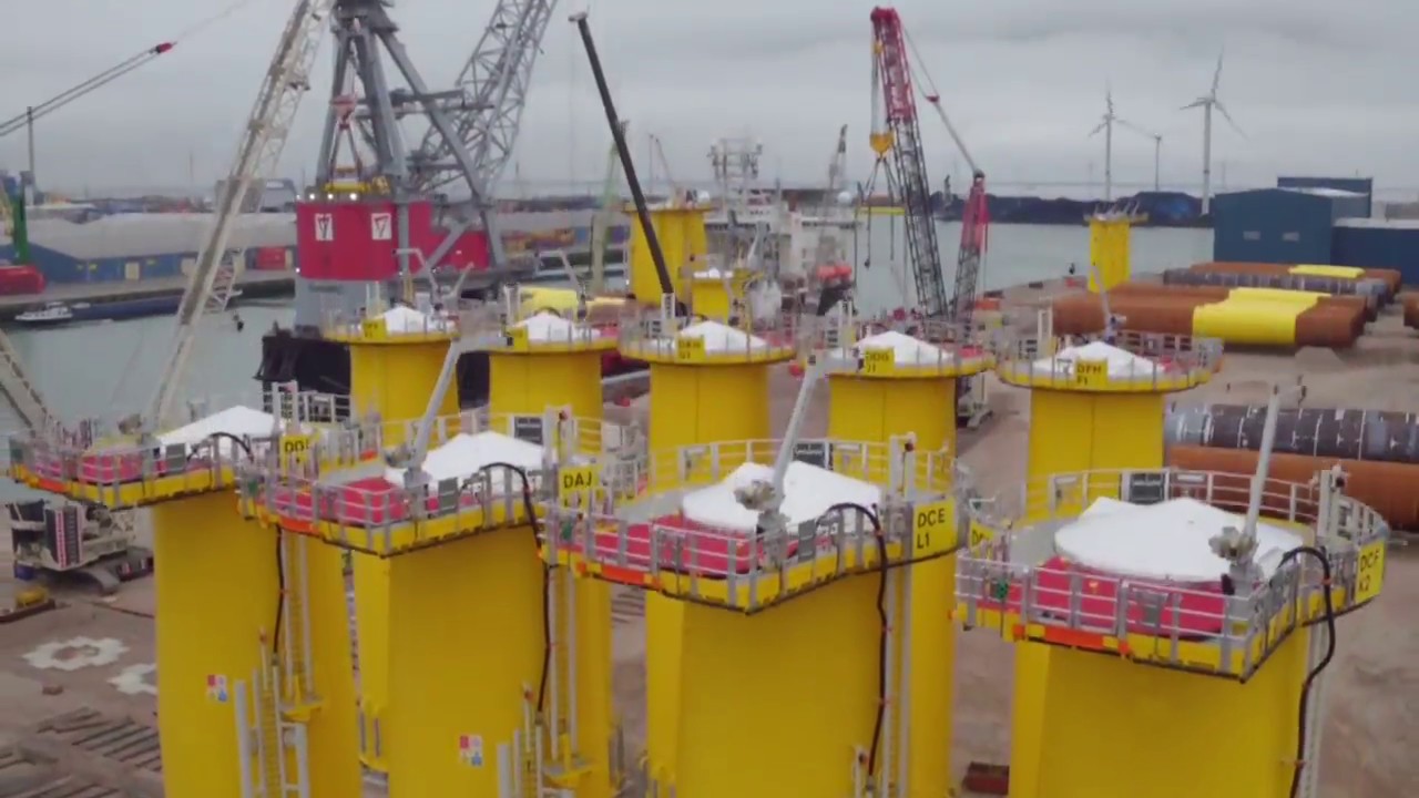 Seaway 7 - Heavy Lifting on Beatrice Offshore Wind Farm (English) - YouTube