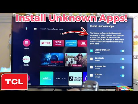 TCL Smart TV: How to Allow Apps from Unknown Sources