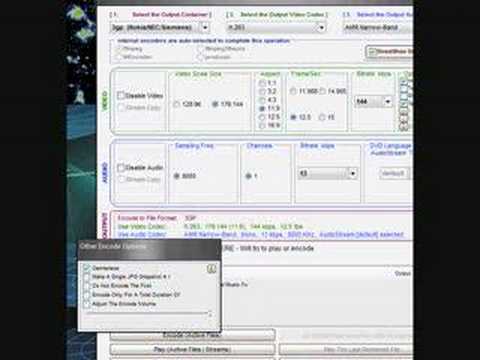 How to make a 3gp clip using SUPER program