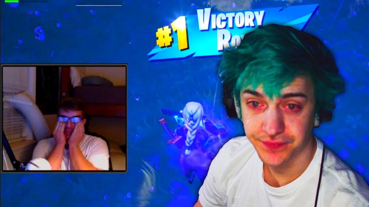 Crying Over A Win In Fortnite... - YouTube