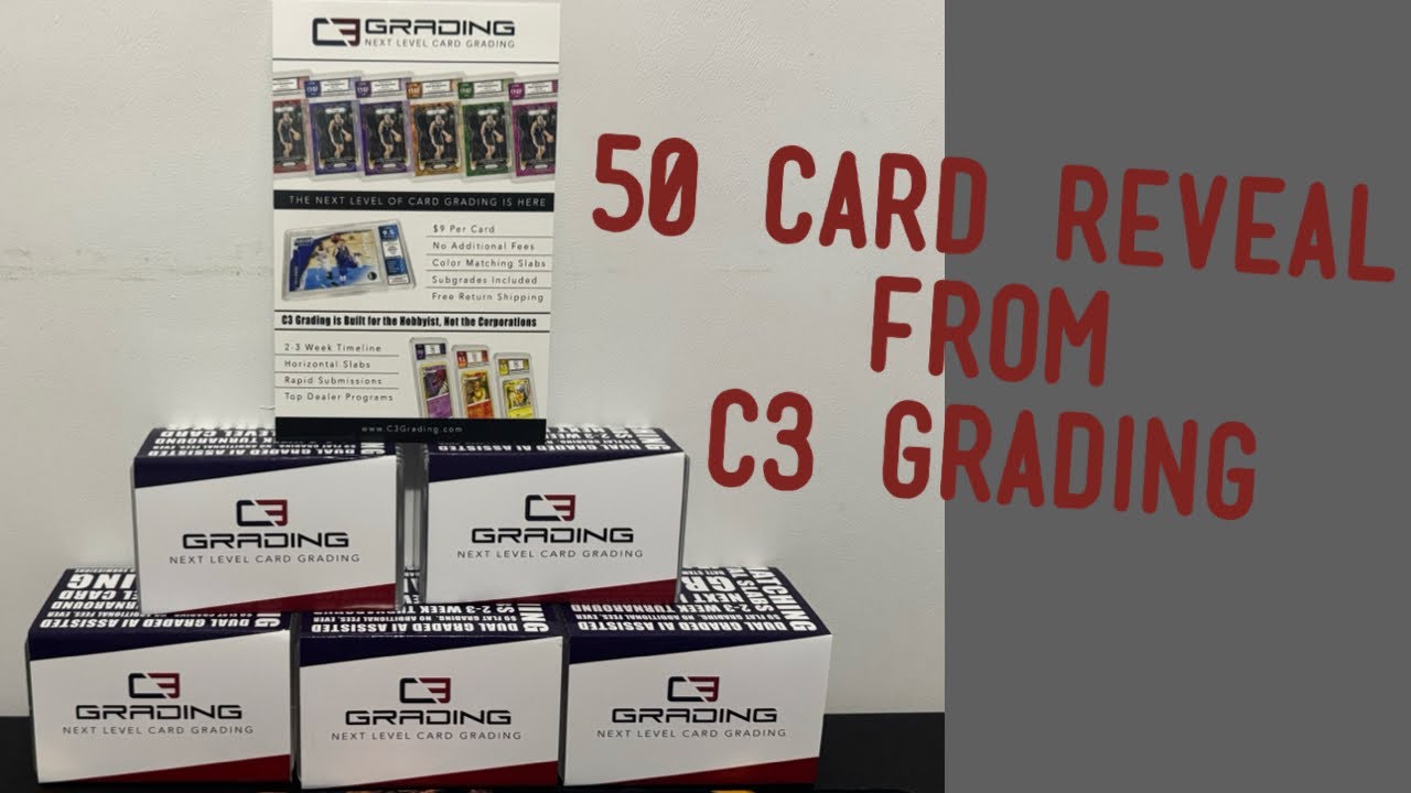 50 Card PC reveal from C3 Grading - YouTube