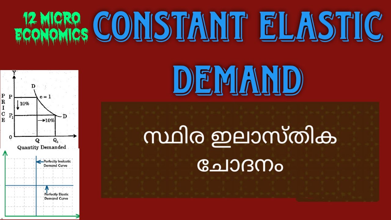 CONSTANT ELASTIC DEMAND - YouTube