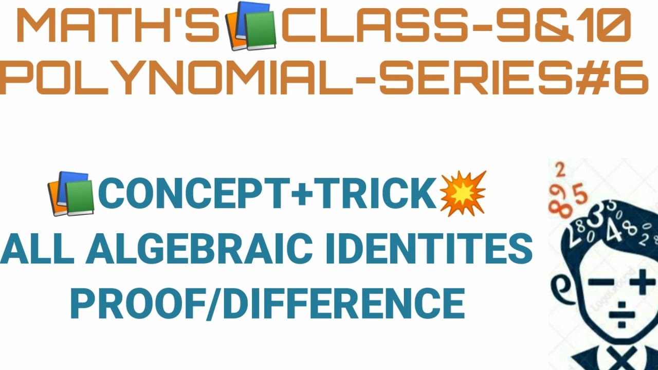 | All Algebraic Identities|Polynomial Part-6 |Class-8th to 10th|At last ...