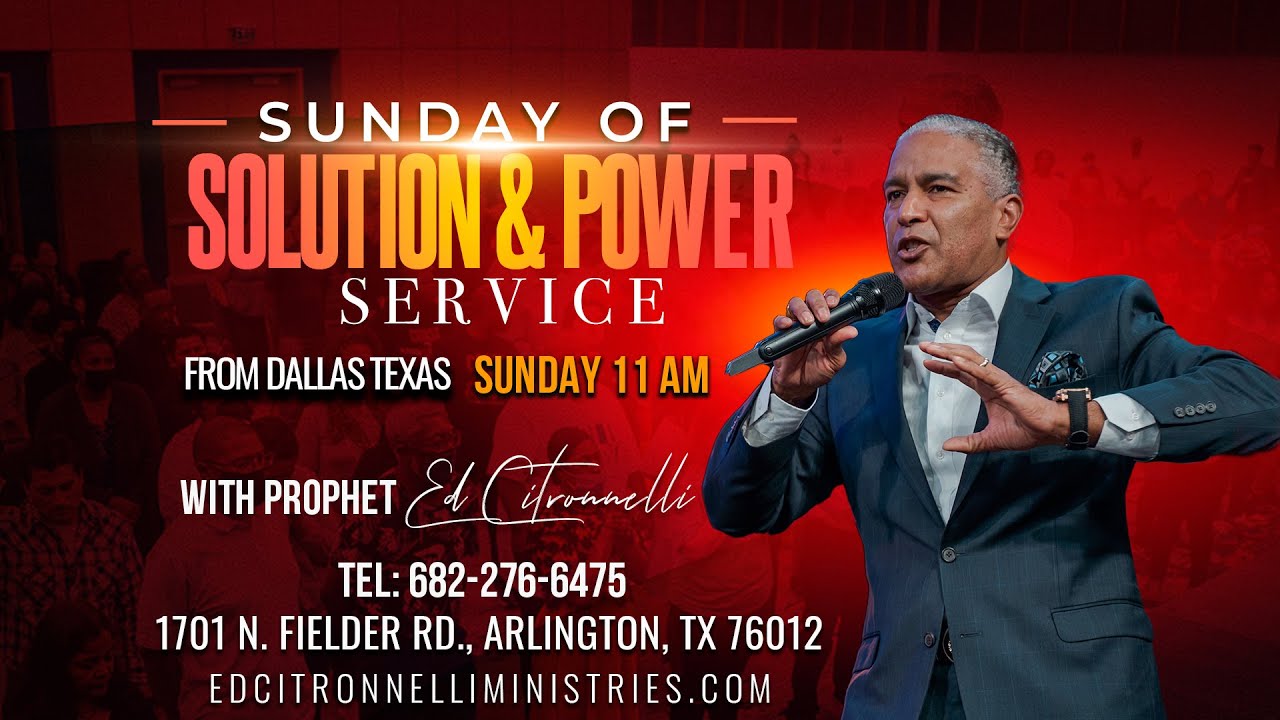 DALLAS, TX - Sunday of Solution & Power Service - YouTube