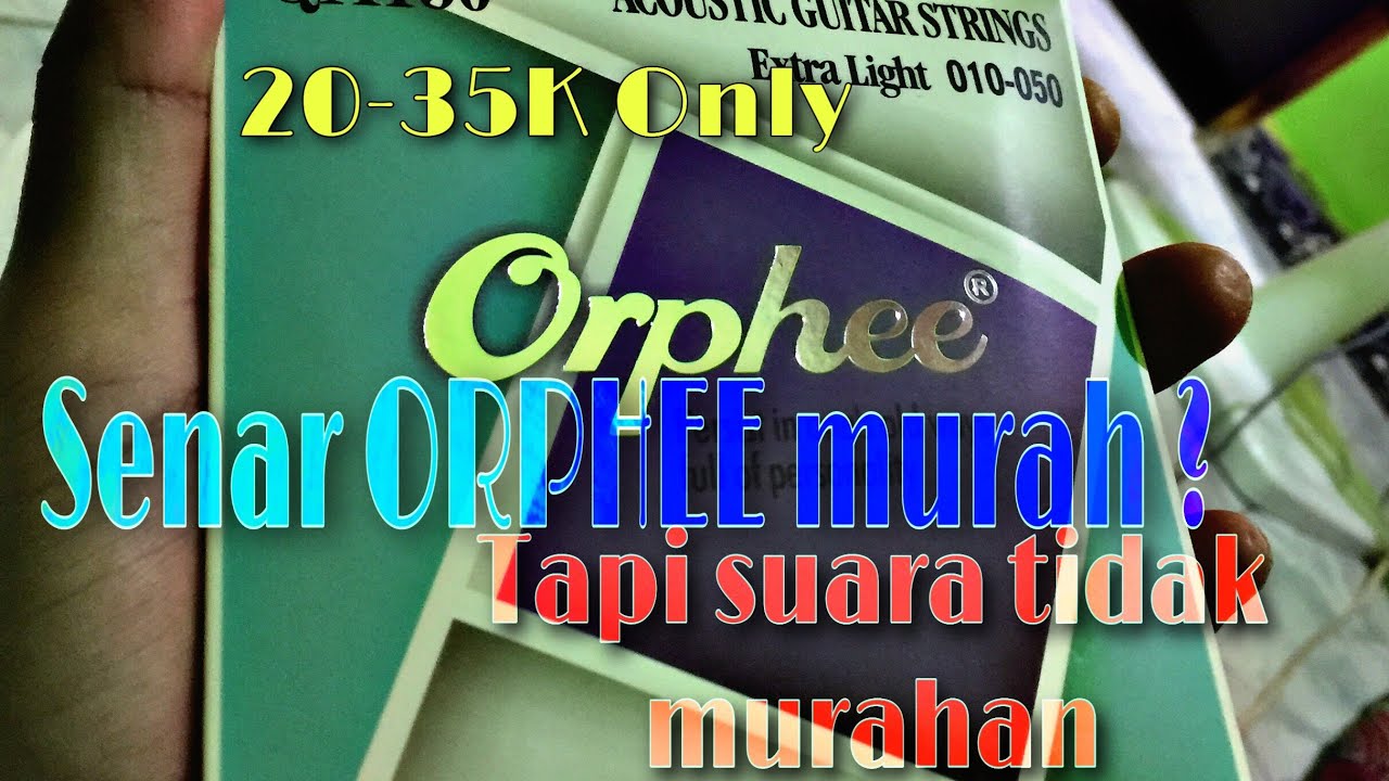 Review Senar Orphee , Orphee Strings - YouTube