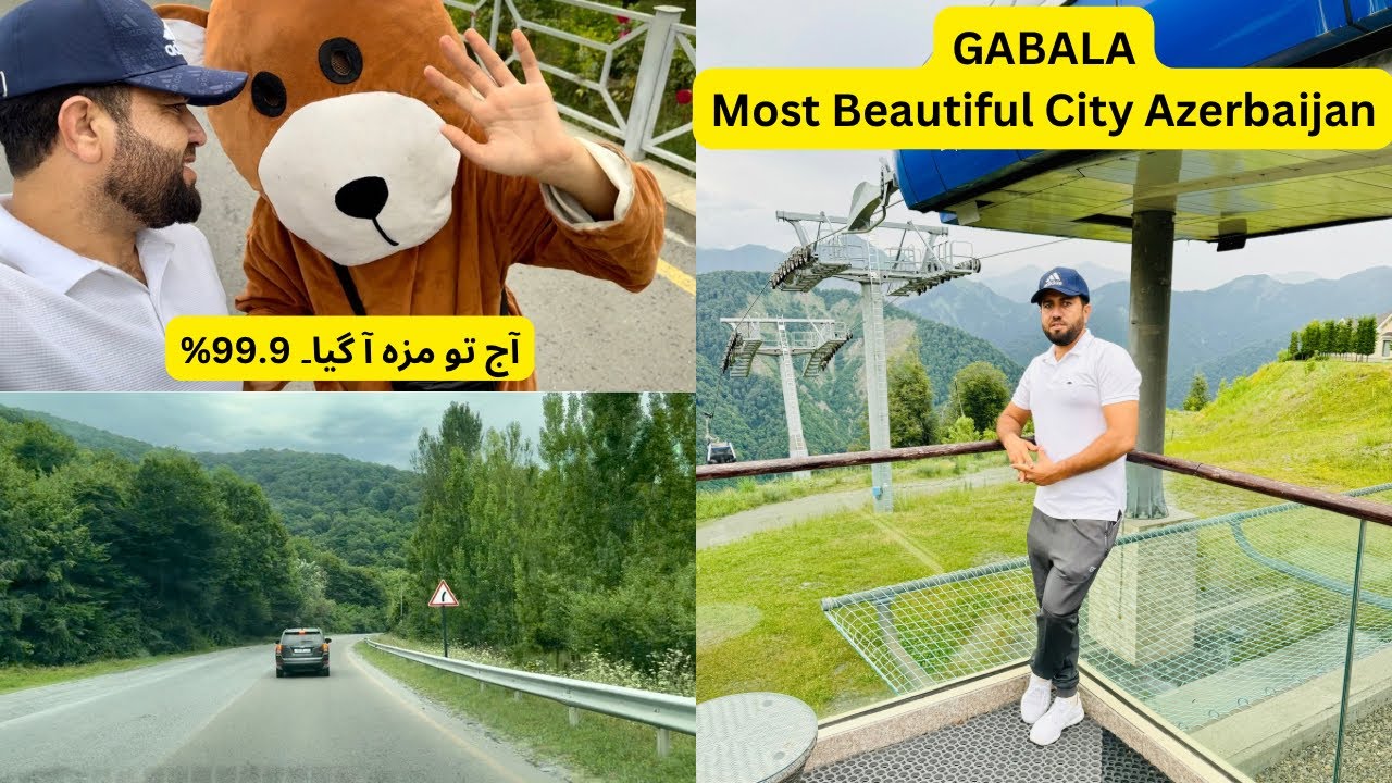 Gabala (Azerbaijan) in Summer | Aj Full Passa Wasol | Waterfall & Nohur ...