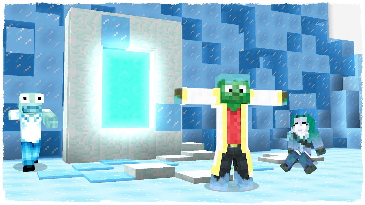MINECRAFT - PORTAL A LA DIMENSIÓN DE HIELO (Mini Dimensiones) #4 - YouTube