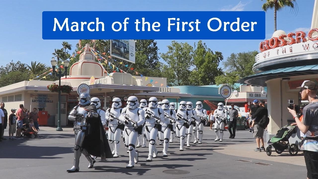 March of the First Order, Hollywood Studio, Disney World - YouTube