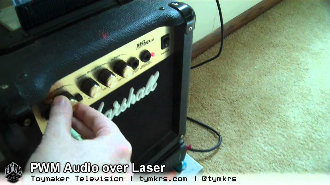 Tymkrs PWM Laser Audio Transmitter - YouTube