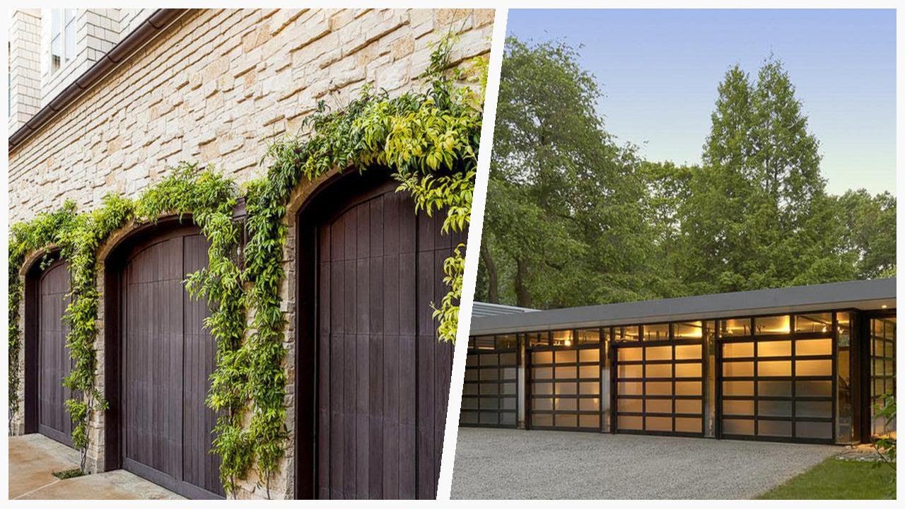 75 Attached Four-car Garage Design Ideas You'll Love 🔴 - YouTube