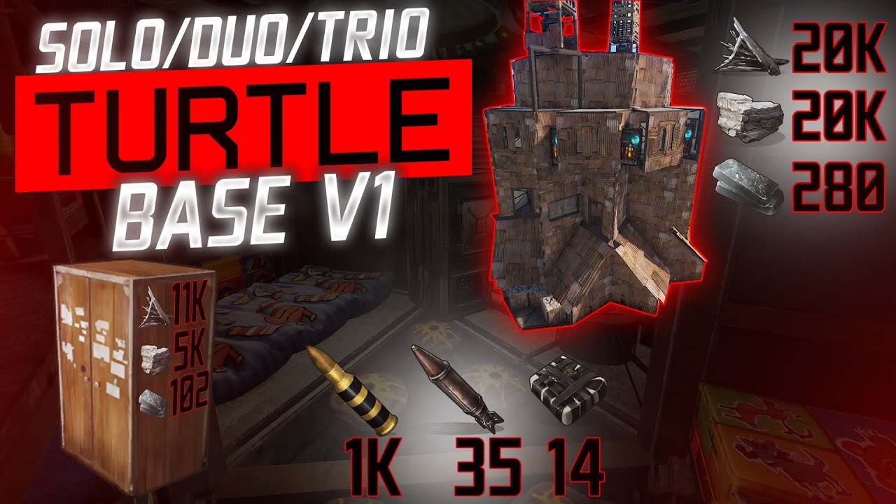 Rust / Solo - Duo - Trio / Turtle Base V1 - 2021 / Rust Türkçe - YouTube