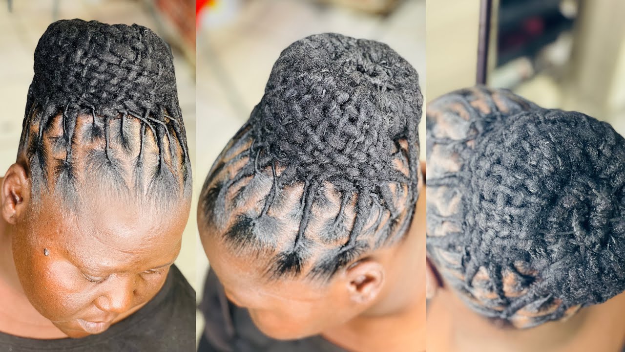 Look at how I turned this dreadlocks to a basket wave 😳style - YouTube