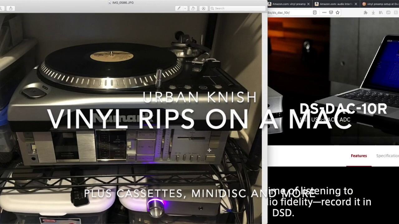 Vinyl Ripping with a Mac - YouTube