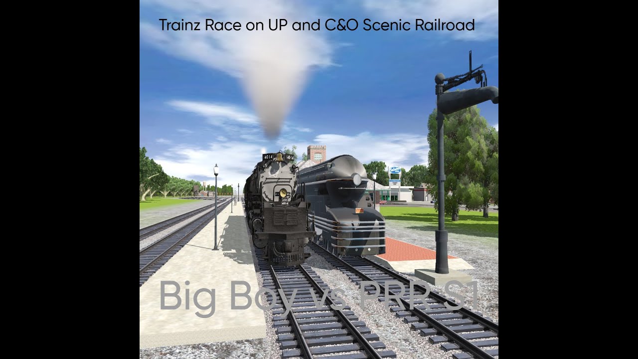 Trainz Race: UP Big Boy vs PRR S1. - YouTube