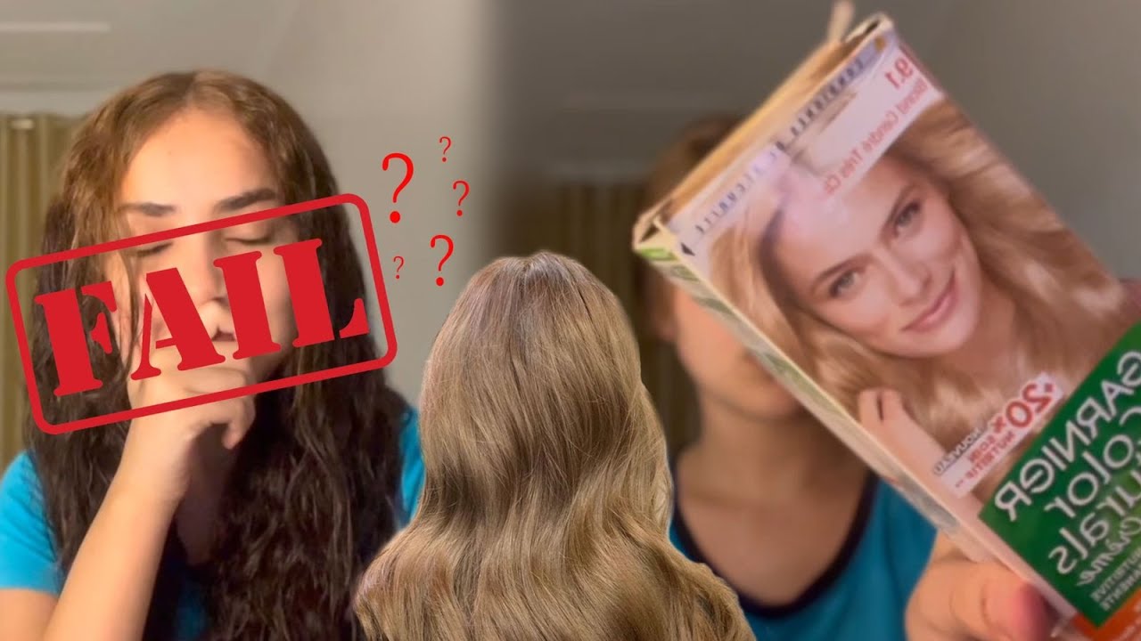 صبغت شعري 4 المرات بوحدي فالدار من الاسود الى…؟😦 و لكن النتيجة😍💗i Dyed