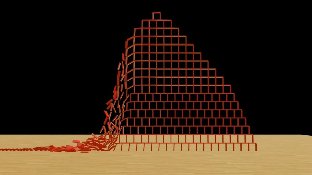 DOMINO ANIMATION#5 - YouTube
