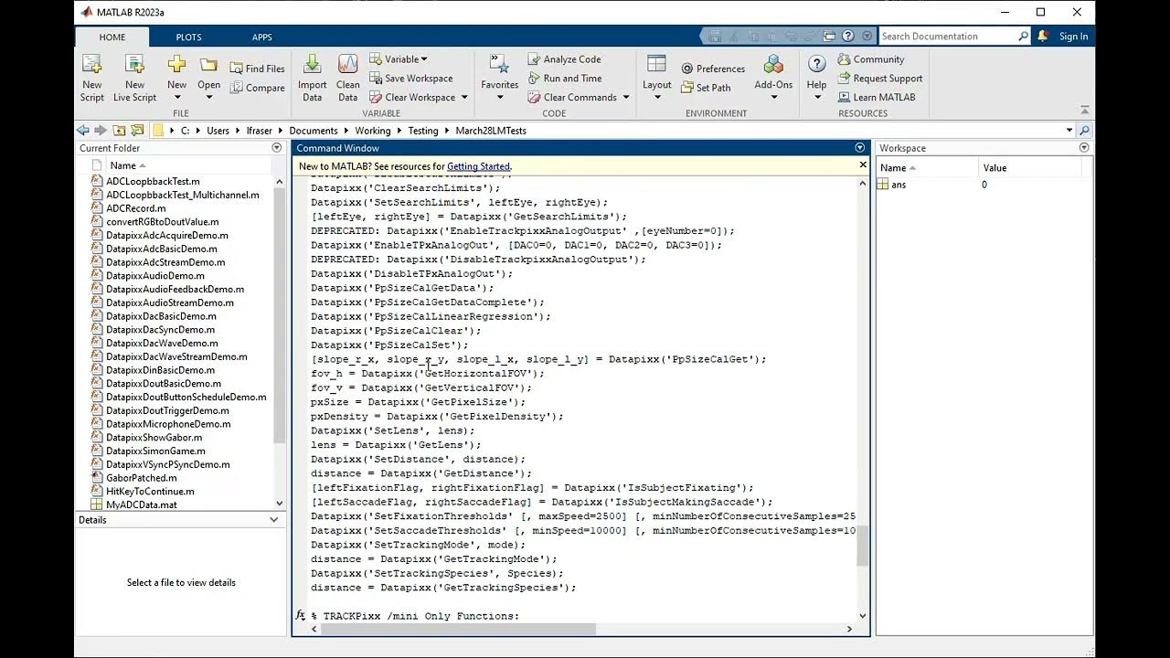 Installing Our Matlab Api For Vpixx Products Datapixxmex Youtube