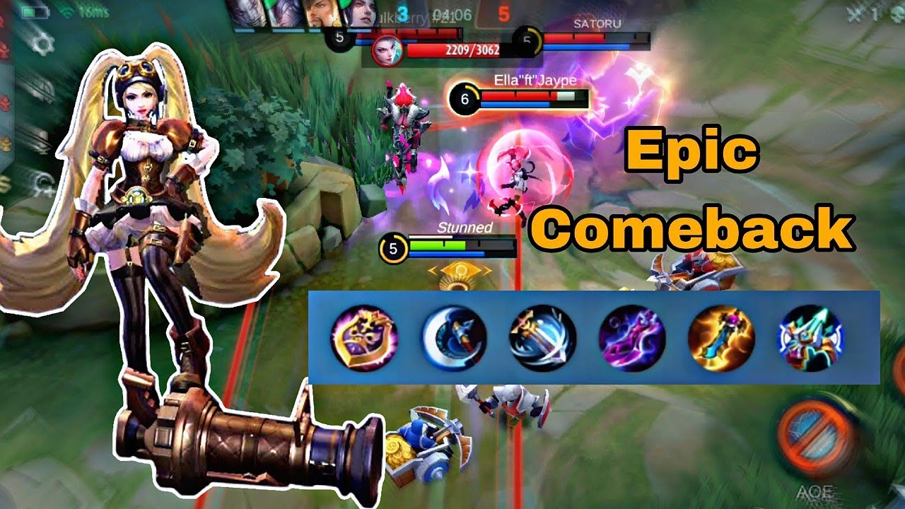 Layla best build Epic Comeback #layla #mobilelegends #mlbb - YouTube