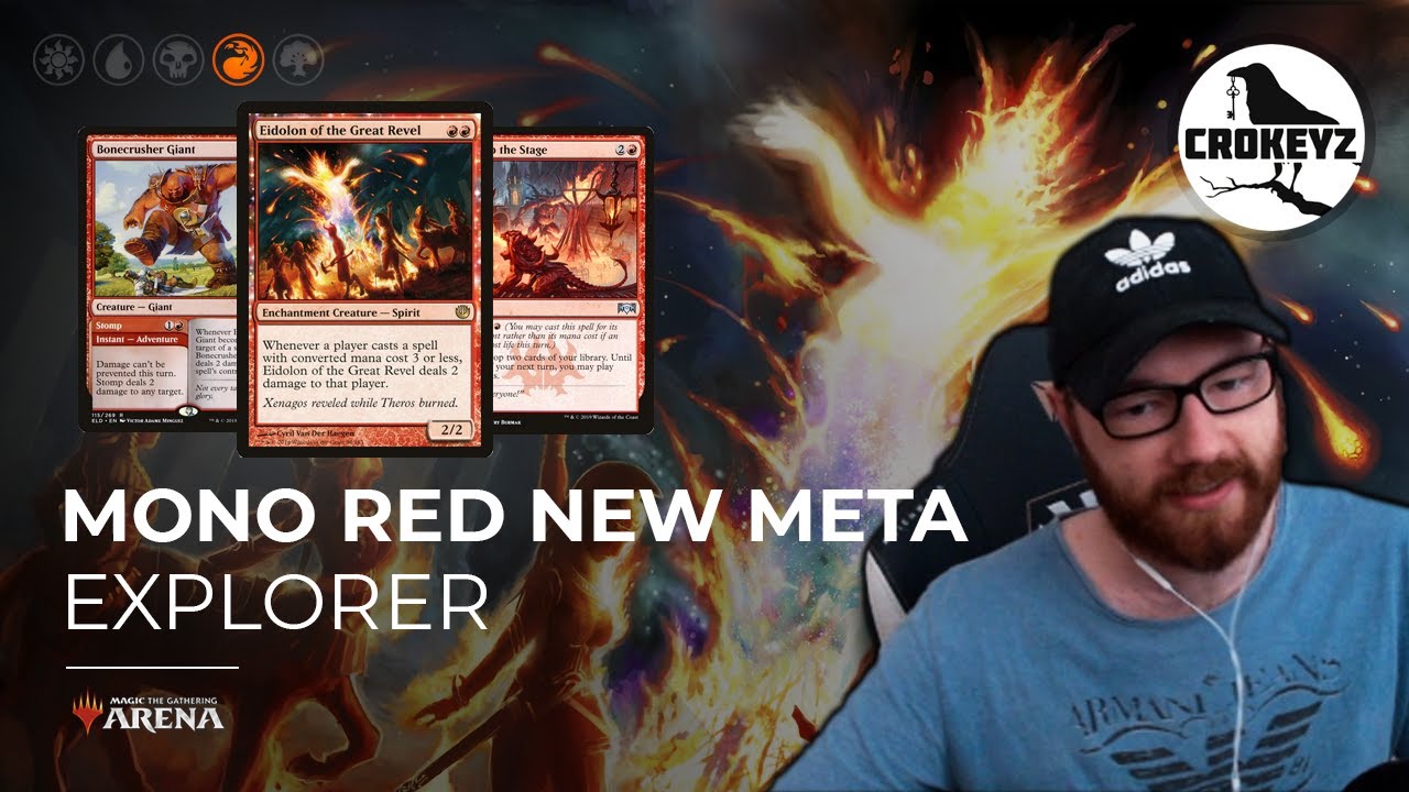 EXPLORER NEW META! Mono Red Deck | CROKEYZ MTG Arena - YouTube