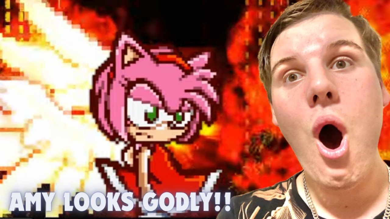 Reacting to Tails vs Amy. | Sonic Sprite Animation - RJG - YouTube