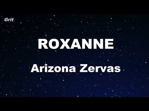Karaoke♬ ROXANNE - Arizona Zervas 【No Guide Melody】 Instrumental