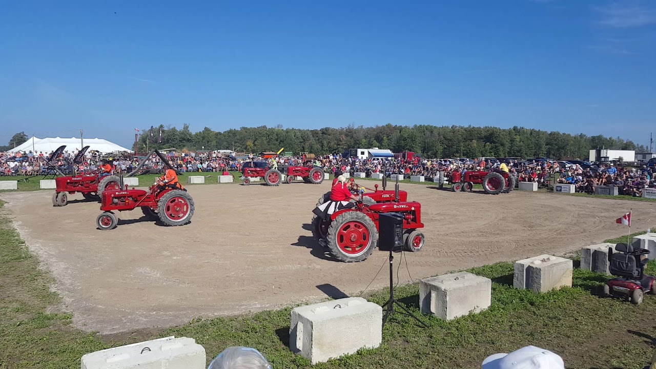 Line Dancing Tractors - YouTube