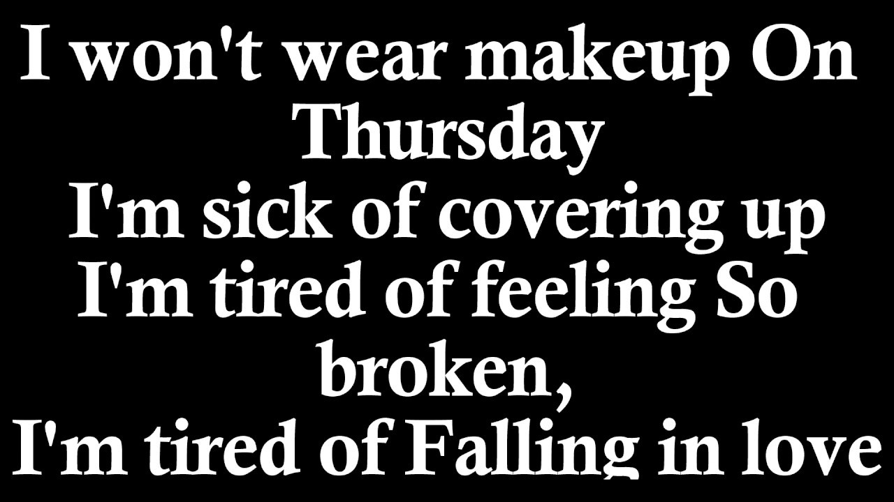 Jess Glynne | Thursday (Lyrics video) - YouTube