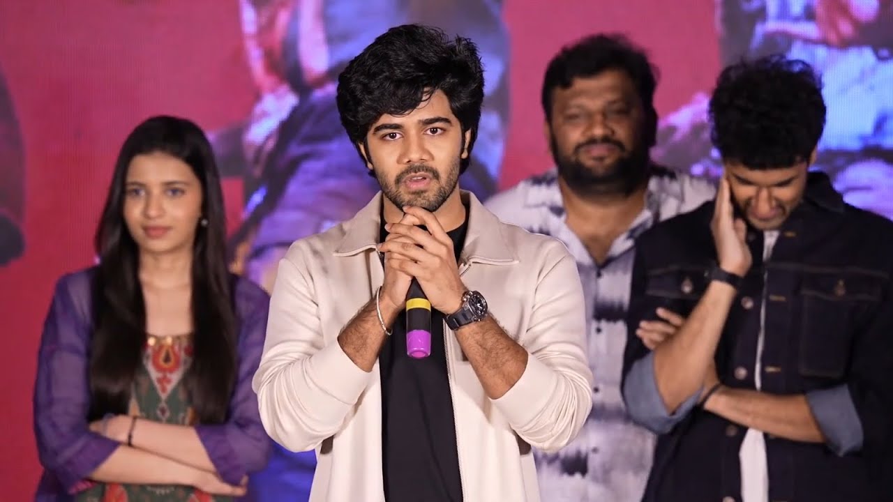 Hero Ram Nithin Speech At MAD Square Press Meet | V6Ent - YouTube