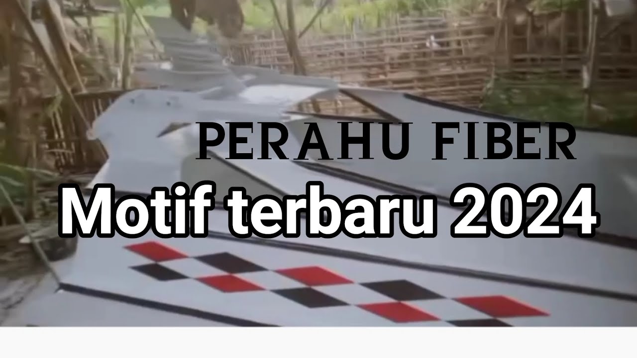 PERAHU FIBER MOTIF TERBARU 2024 ALA PULAU RA'AS MADURA - YouTube