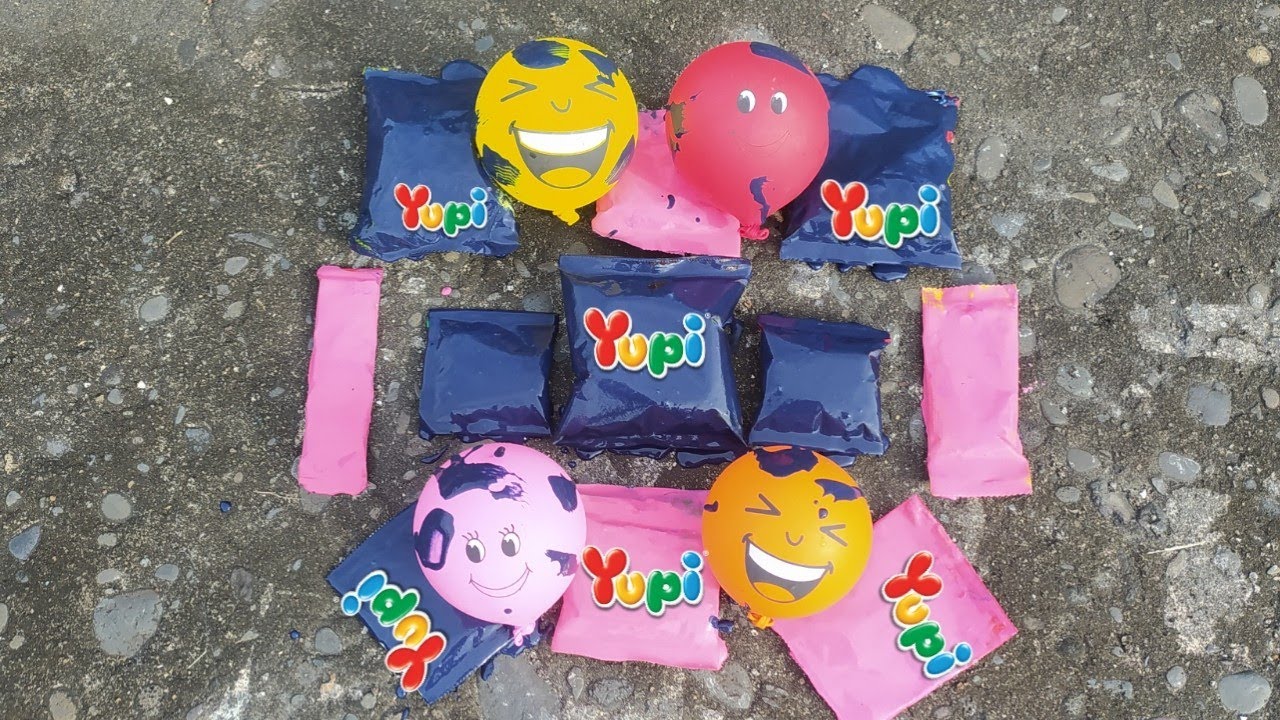 MEMBERSIHKAN PERMEN DAN SNACK BERLUMPUR..permen yupi,chiki,chitato ...