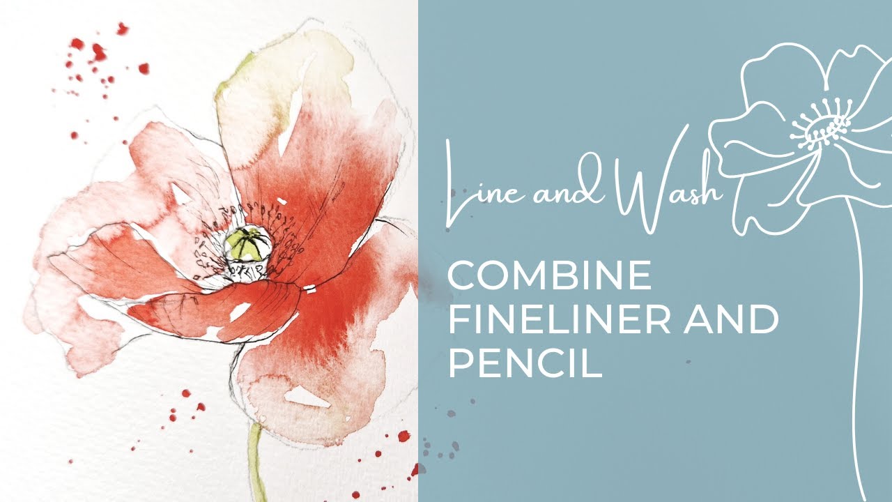 Create a soft sketch with a clear focal point with fineliner and Pencil ...