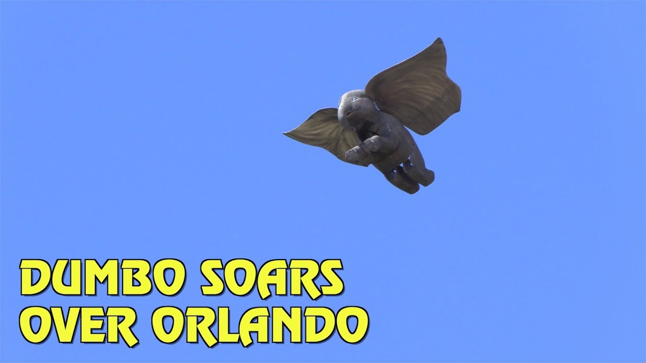 See Dumbo Soar Above Orlando - YouTube