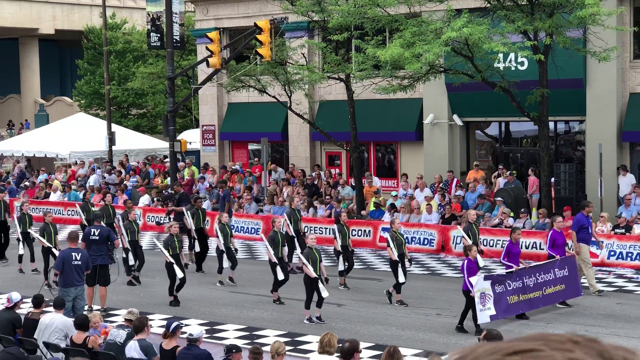 Ben Davis marching band Indy 500 parade - YouTube