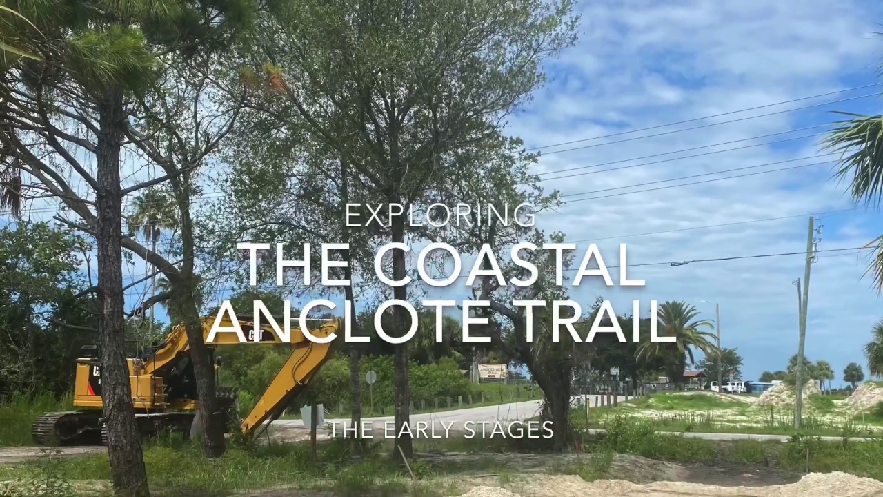 Exploring the Coastal Anclote Trail in its early stages - YouTube