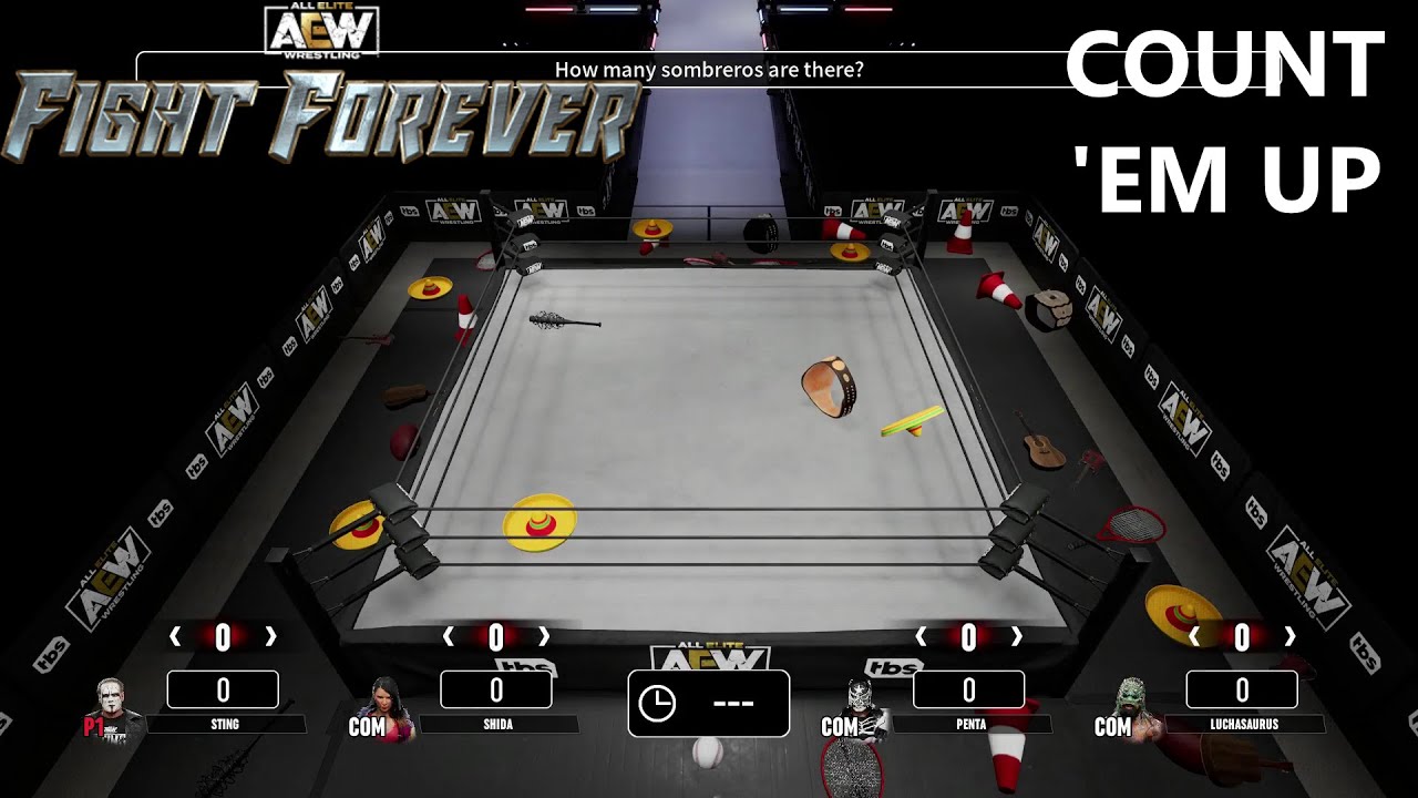 COUNT 'EM UP / AEW Fight Forever Minigames Walkthrough #14 - YouTube
