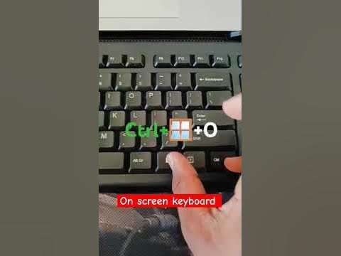 How do open shortcut on screen keyboard #shortvideo #keyboard # ...