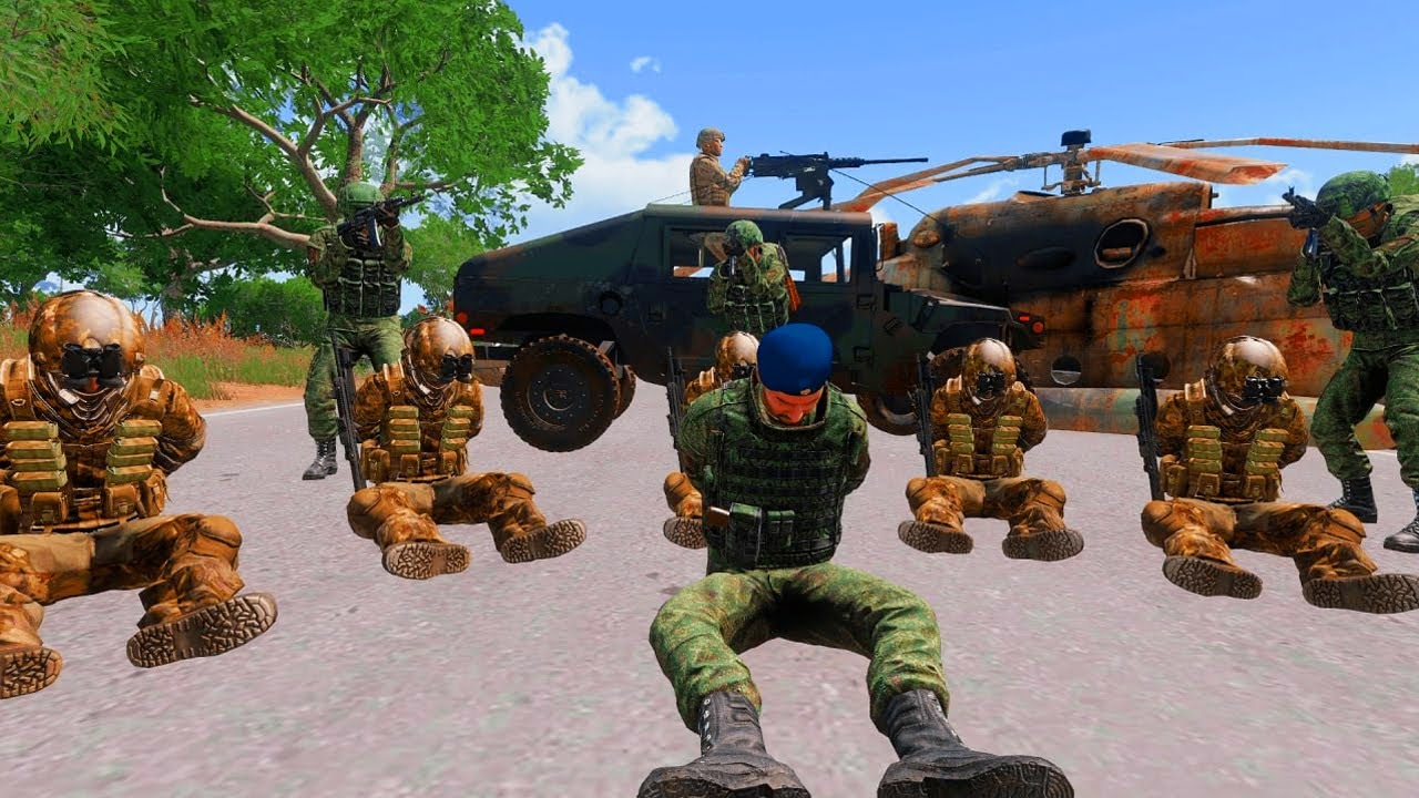 Escaping From ! Huge Military Group Was Captured By Forces - Arma 3 ...