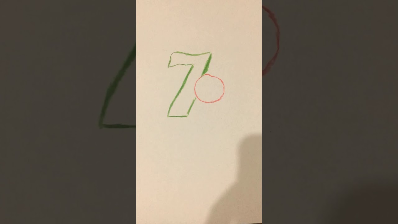 How to draw 7up logo🌼 - YouTube