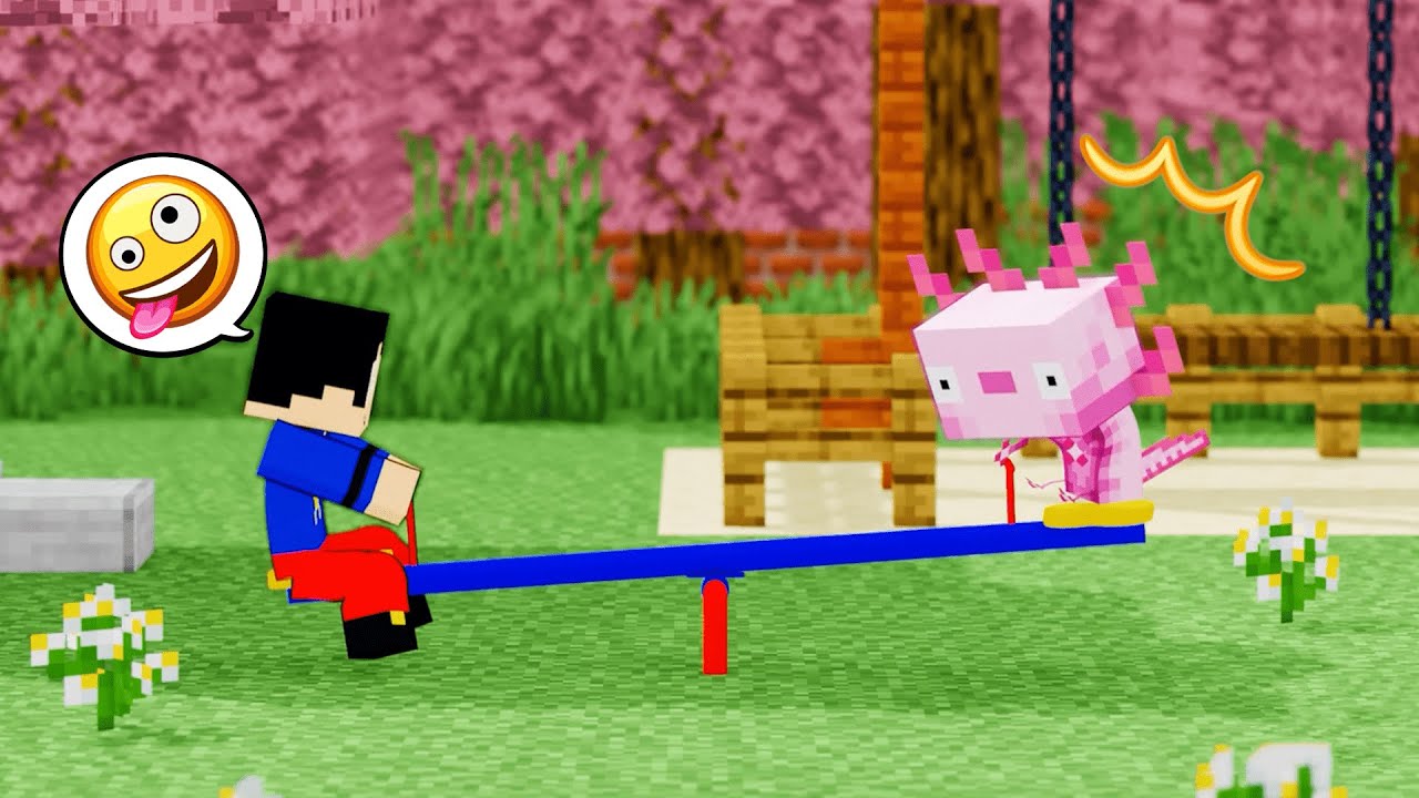 Seesaw battle, Will Axolotl be able to win KOYA - YouTube