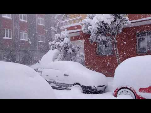 İstanbul'da kar