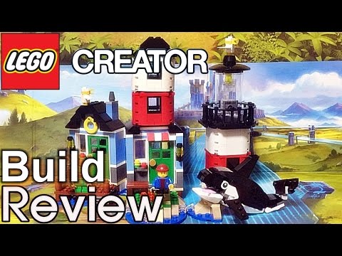 레고 크리에이터 등대섬 31051 조립 과정 리뷰 Lego Creator LightHouse - YouTube