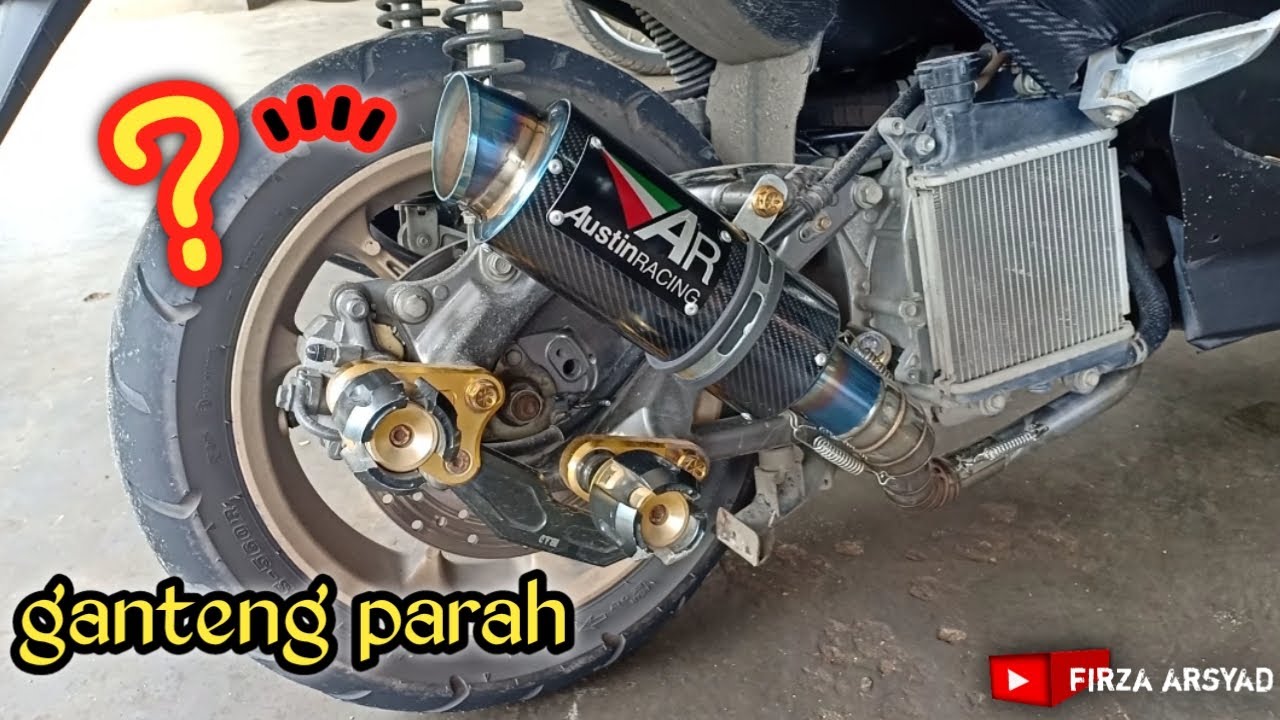 Knalpot racing n max - YouTube