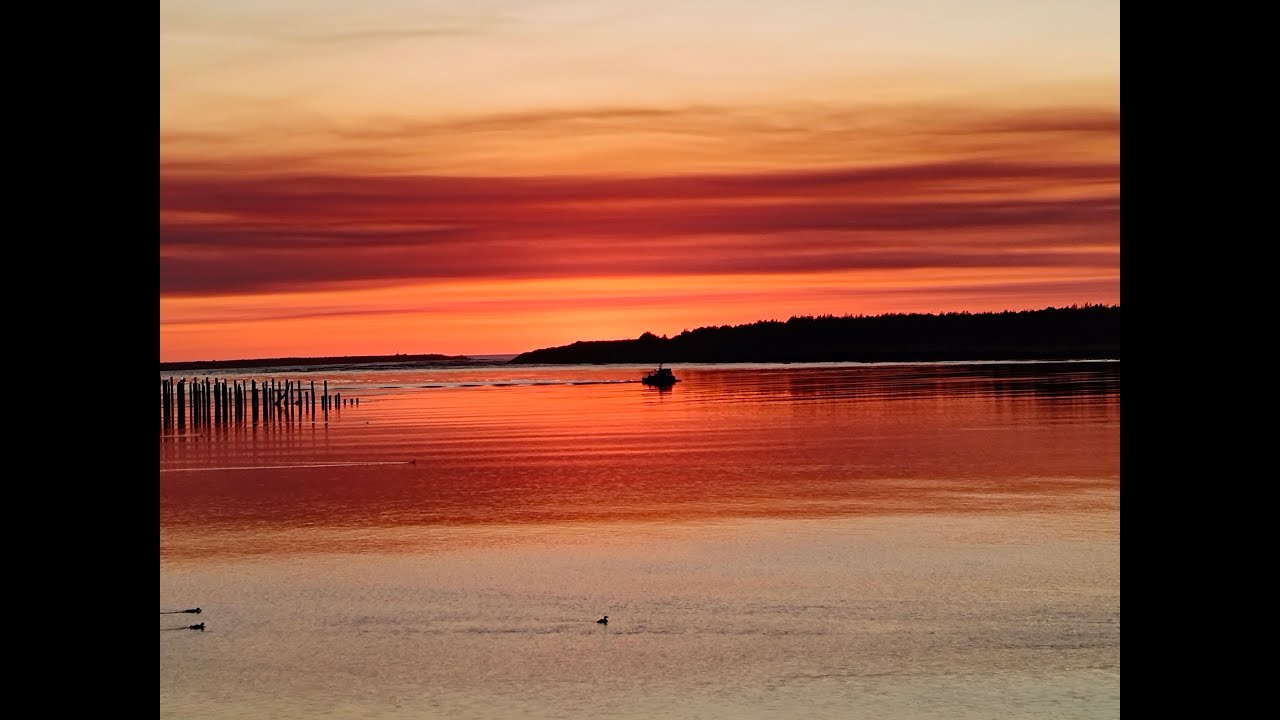 Wildfire Sunset Oregon Coast 2025 - YouTube