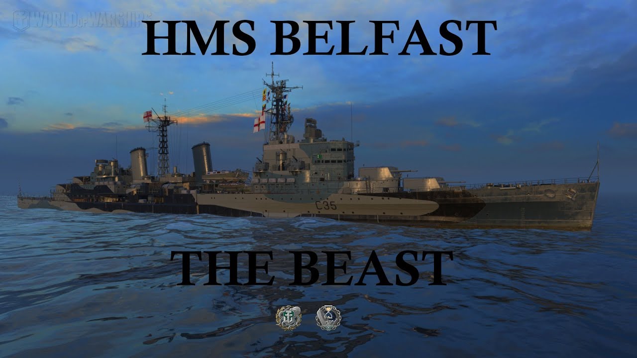 WoWS - HMS Belfast The Beast - YouTube