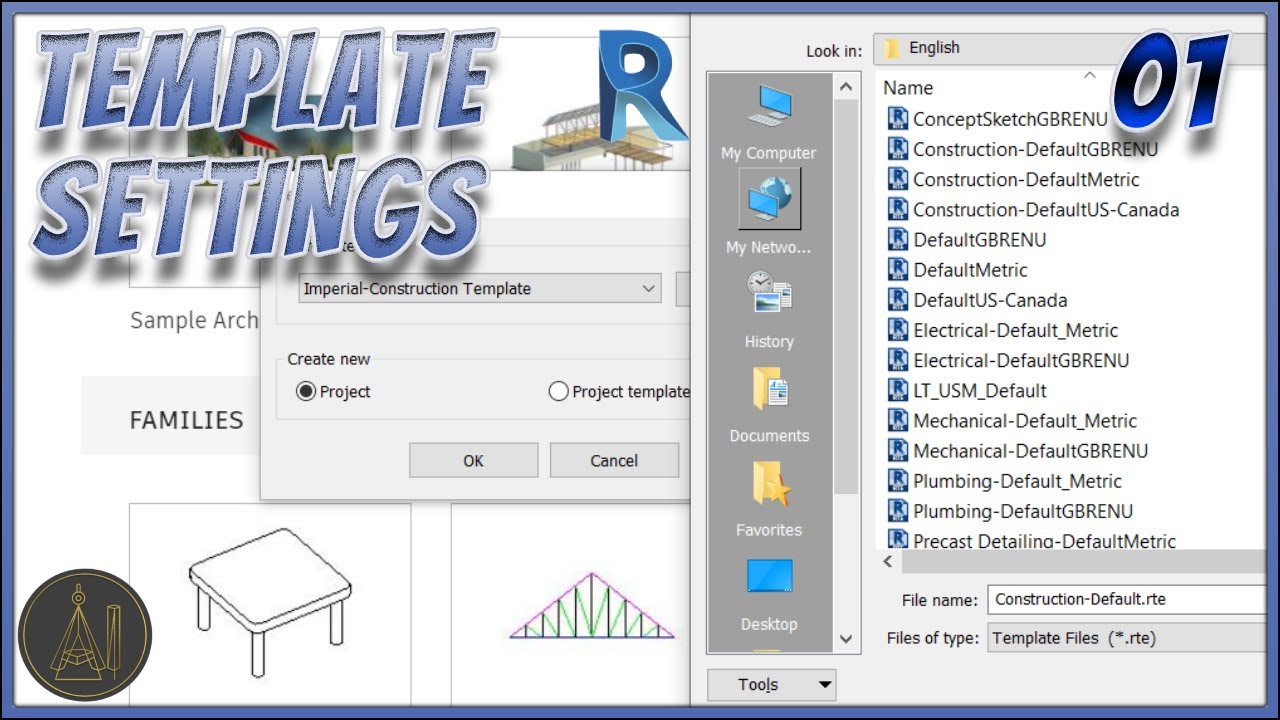 Revit Template Settings | Revit Tutorial - YouTube