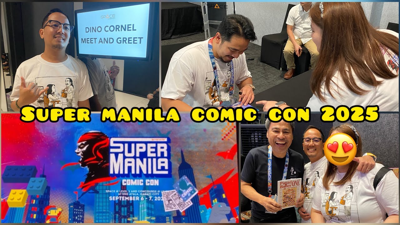 Super Manila Comic Con 2025 | DINO CORNEL 💚 - YouTube