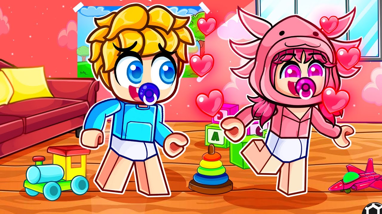 Baby Ukri hat einen CRUSH auf Baby Lea in Roblox Snapchat! - YouTube