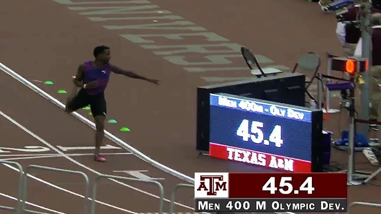 Bralon Taplin Paced by Deon Lendore to 45.48 WL over 400m Ted Nelson ...