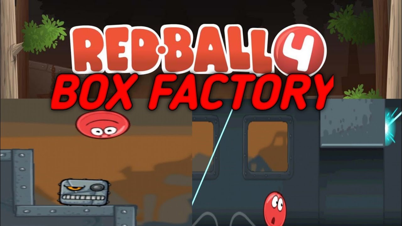 Red ball 4 How to cross all level on box factory#gaming #games #youtube ...