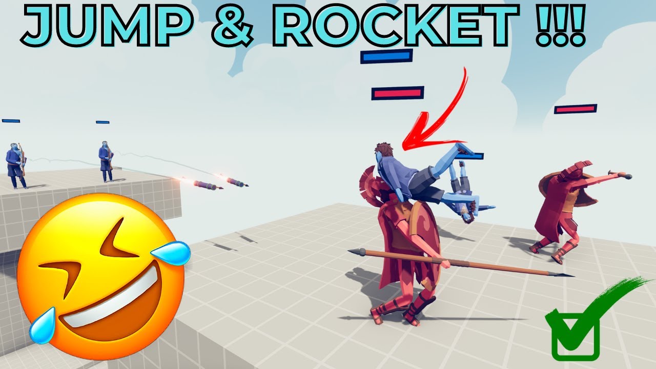 2X FIREWORK ARCHER + 2X SMALL - JUMP & ROCKET - | TABS - Totally ...